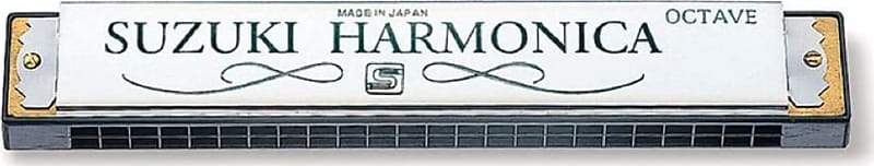 Suzuki SU-24 2 Timer 24 Dual Hole Tremolo Octave Harmonica, | Reverb