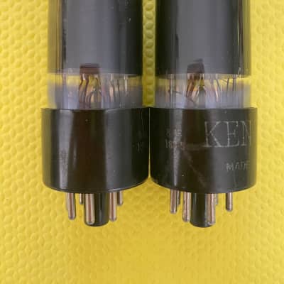 Matched Pair Ken-Rad 6V6 6V6GT Vacuum Tubes Valves | Reverb
