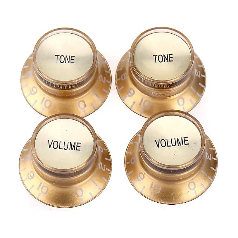 Top Hat Speed Control Knobs Les Paul Volume Tone Knobs Metric | Reverb