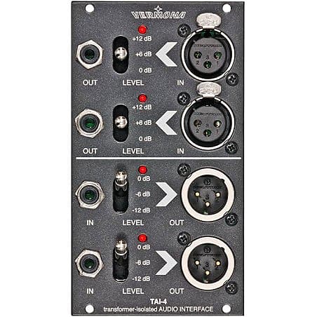 Vermona TAI-4 Transformer-Isolated Audio Interface Eurorack | Reverb