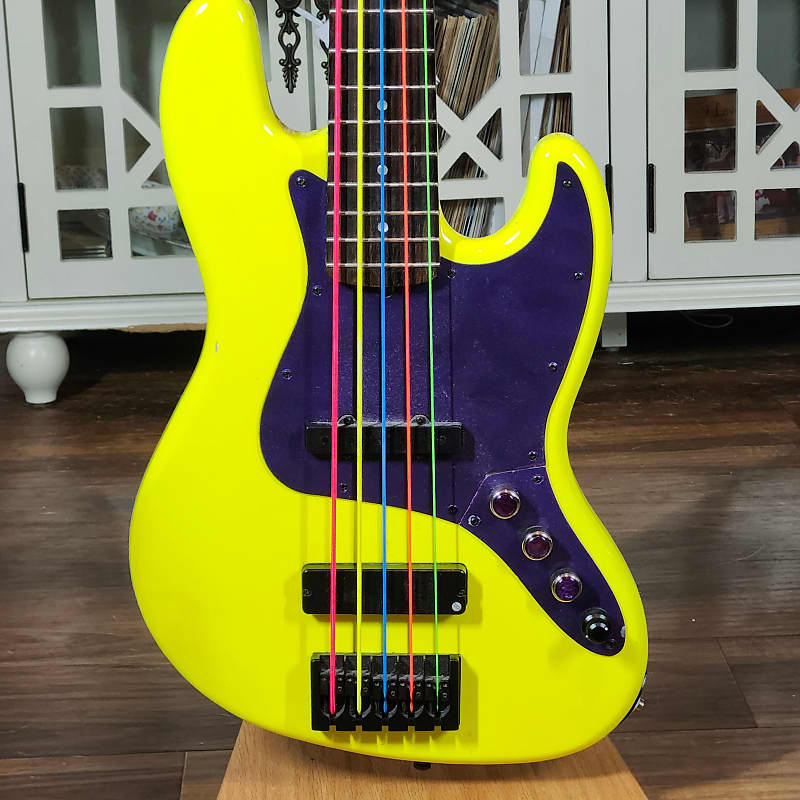 Warmoth 5 string Jazz Bass w/Case | Reverb