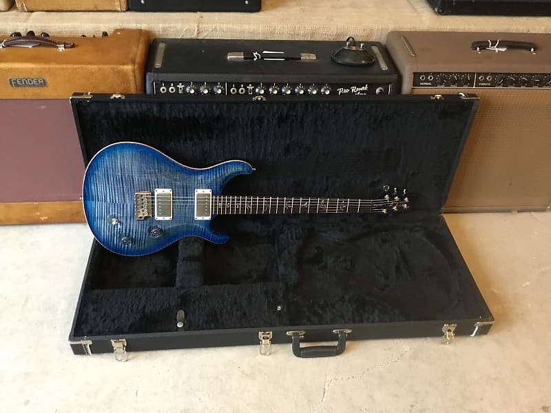 Paul Reed Smith McCarty Trem 10 Top Whale Blue Flame 2011 | Reverb