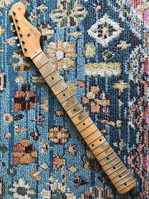 Fender Stratocaster road worn maple neck 2008 - Aged relic | Reverb