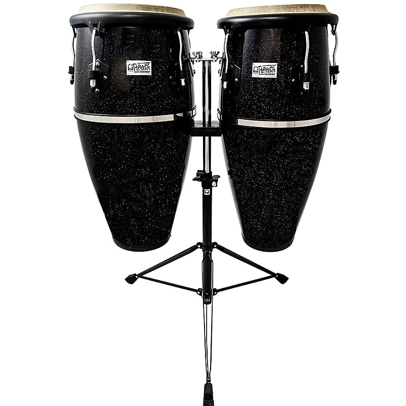 Toca Players Series Fiberglass Congas With Double Conga Stand | Reverb