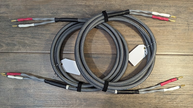 Audiophile Speaker Cables, Canare 4S11G, Banana Plugs, | Reverb