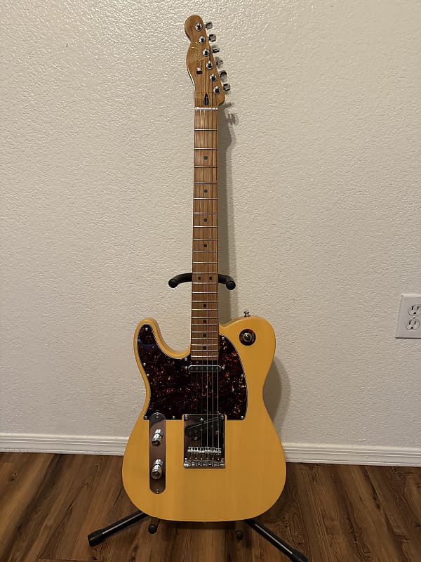 Modified Left-handed Fender Telecaster 2023 - Butterscotch | Reverb