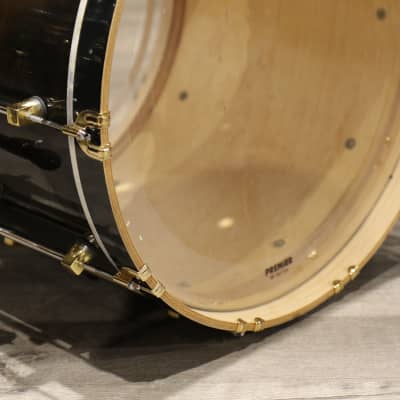 Used Premier Signia 75th Anniversary 6pc Drum Set Black | Reverb