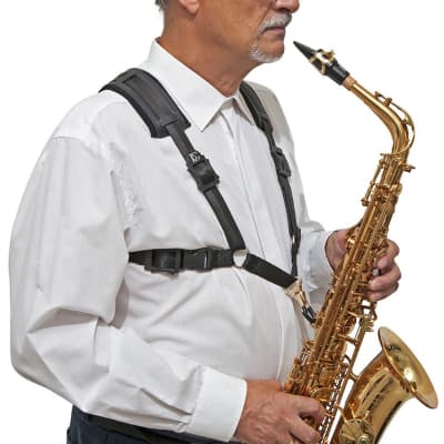 BG Saxophone Comfort Harness for Men, Metal Snap Hook, | Reverb