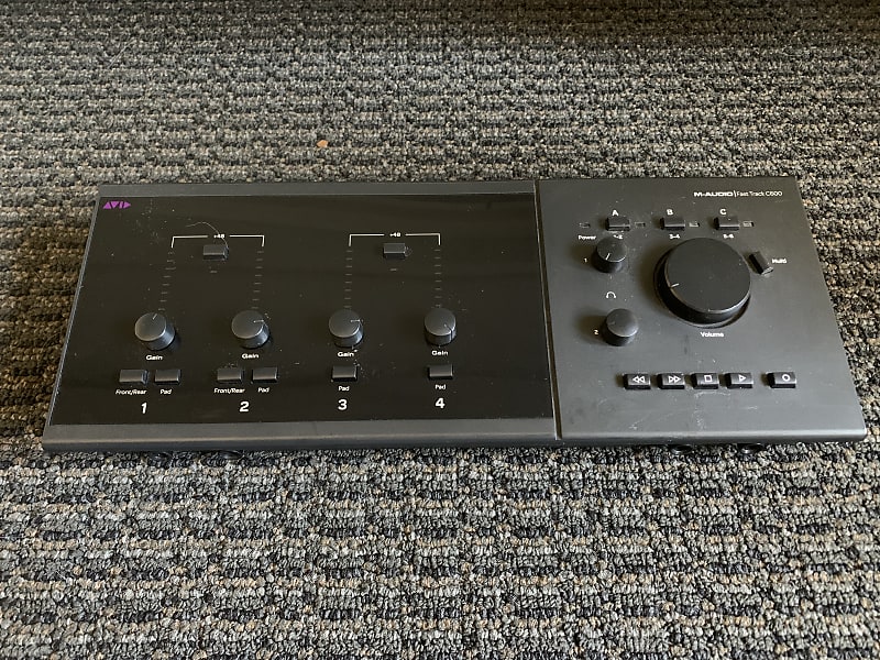M-Audio Fast Track C600 USB Audio Interface + AC Adapter | Reverb