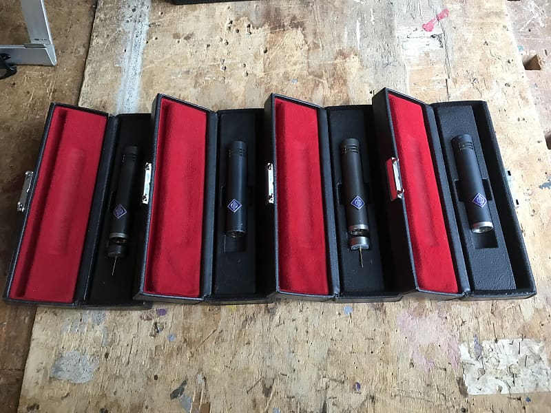 4 Neumann KM84 mics + 2 extra capsules (83/85) | Reverb
