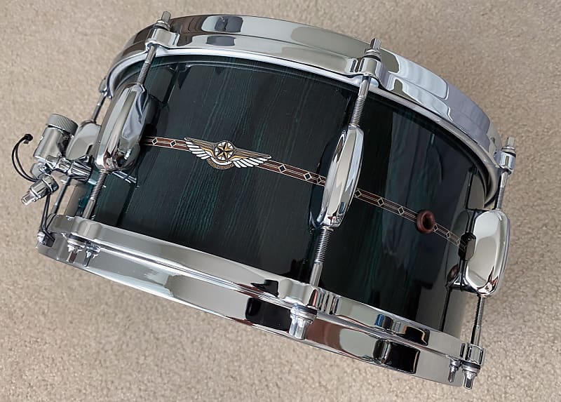 2021 Like-new Tama Star Bubinga 6.5x14 snare, RARE Dark Green | Reverb