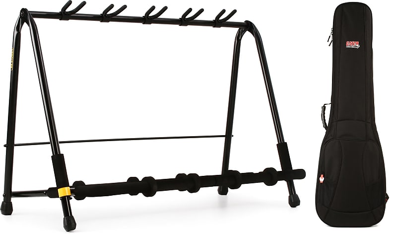 Hercules Stands GS525B Multi-guitar Rack for up to 5 Guitars | Reverb