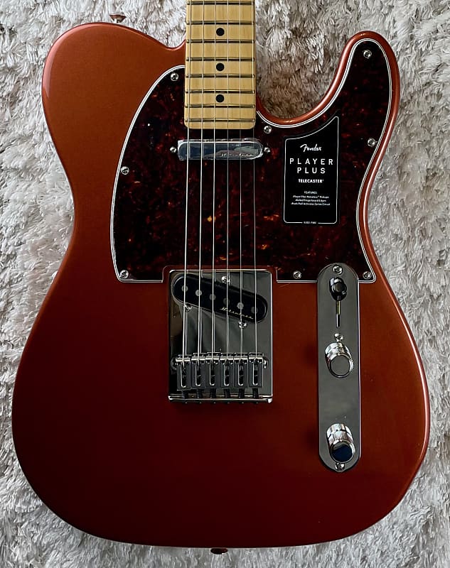 Fender Player Plus Telecaster Aged Candy Apple Red | Reverb