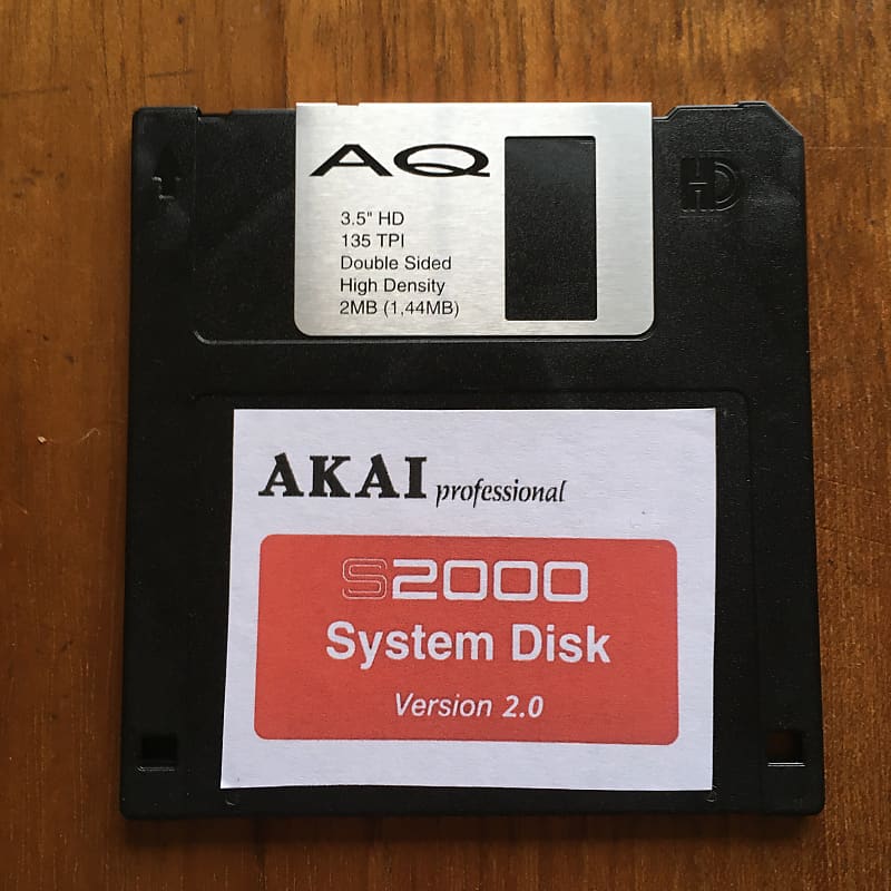 Akai S2000 System Disk Version 2.0 (OS / Boot Disk Floppy | Reverb UK