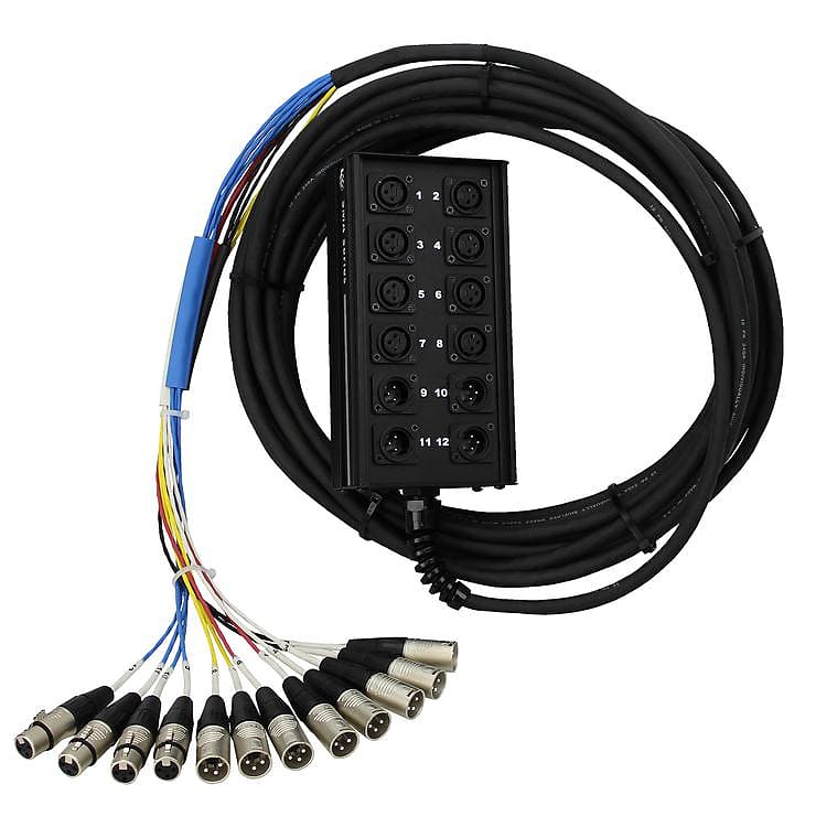 Pro Co SMA0804FBX-50 SMA Series 8x4 Stage Snake with XLR | Reverb