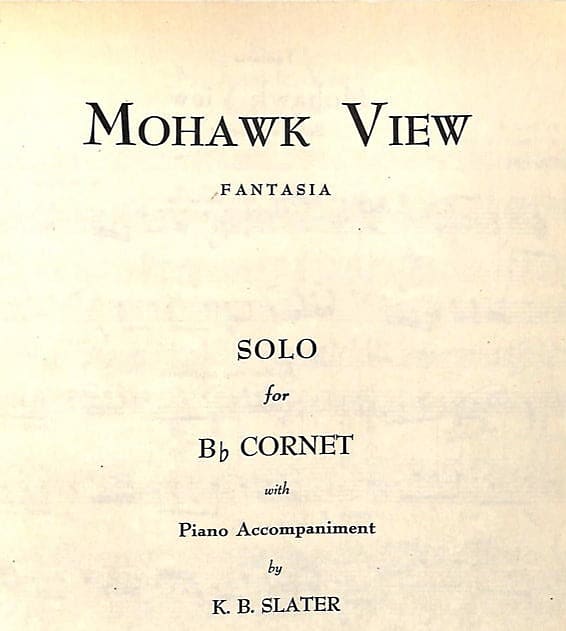 Mohawk View (Slater) - Solo Cornet/Trumpet w/Piano | Reverb