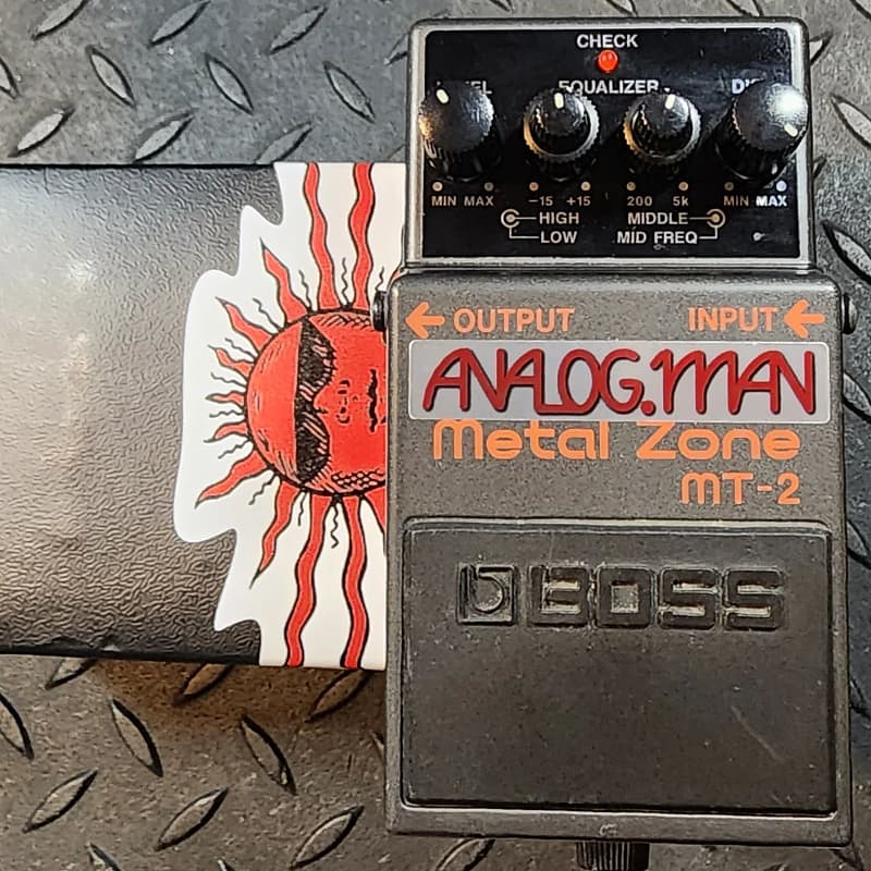 Boss Modded MT-2 Metal Zone Analogman Pro Mod Metal | Reverb