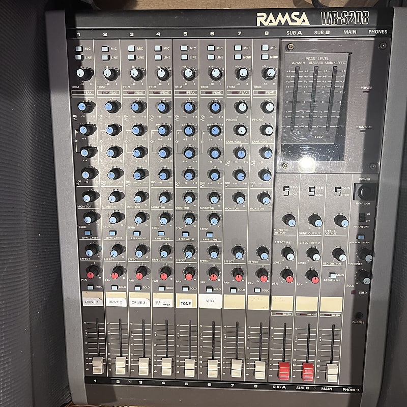 Ramsa WR S-208 8 channel console | Reverb