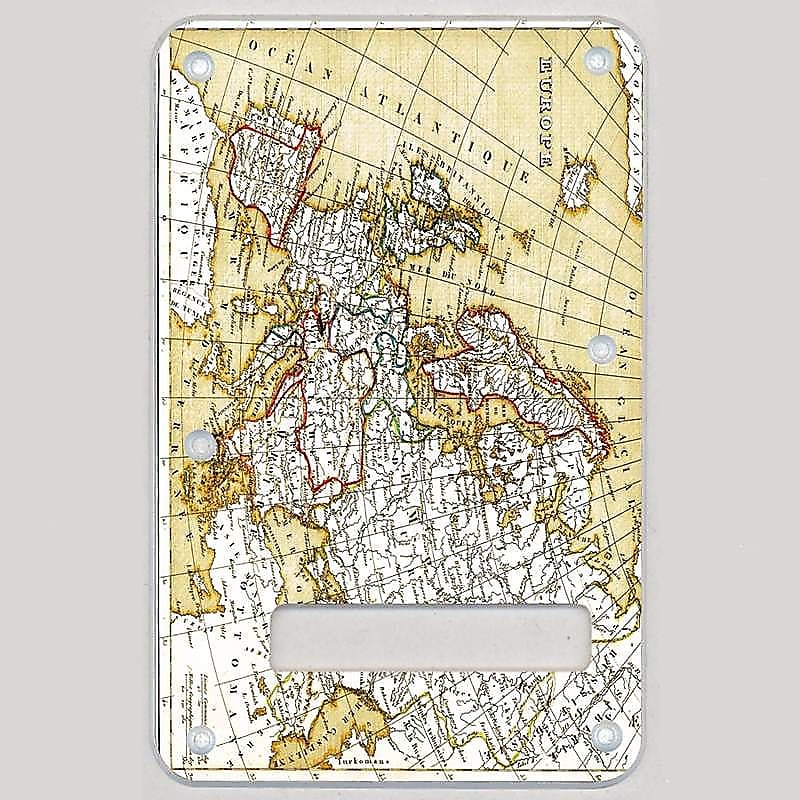 Graphical Tremolo Cover Fender Stratcaster Strat Map | Reverb