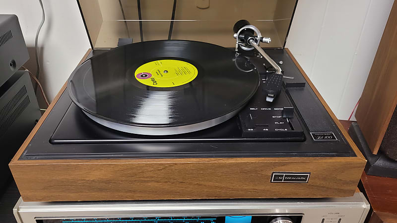 Realistic Lab 100 1977 Belt Drive Turntable! Serviced! See | Reverb