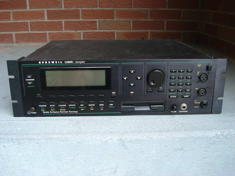Kurzweil K2000RS V3 w/ Sampling, PRAM, Rack Ears, Orchestral | Reverb