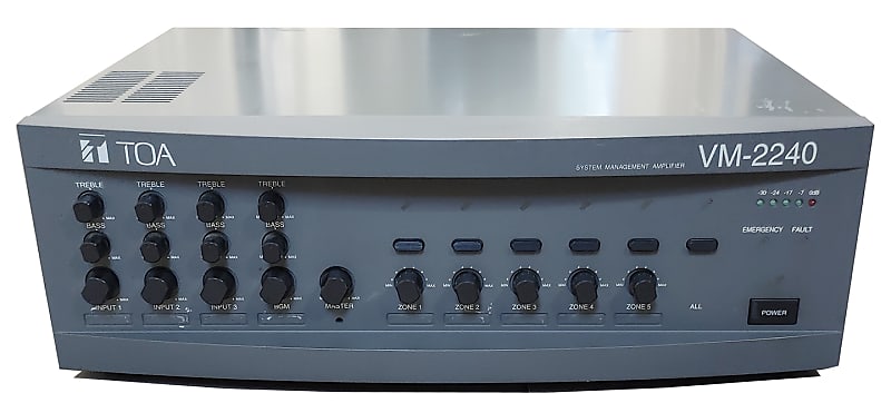TOA VM2240 240W Management Amplifier | Reverb