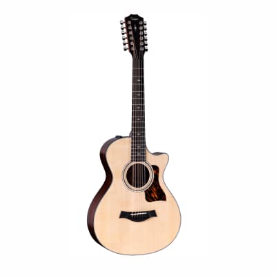 Taylor 352ce 12 String Acoustic Electric Acoustic Guitar with | Reverb