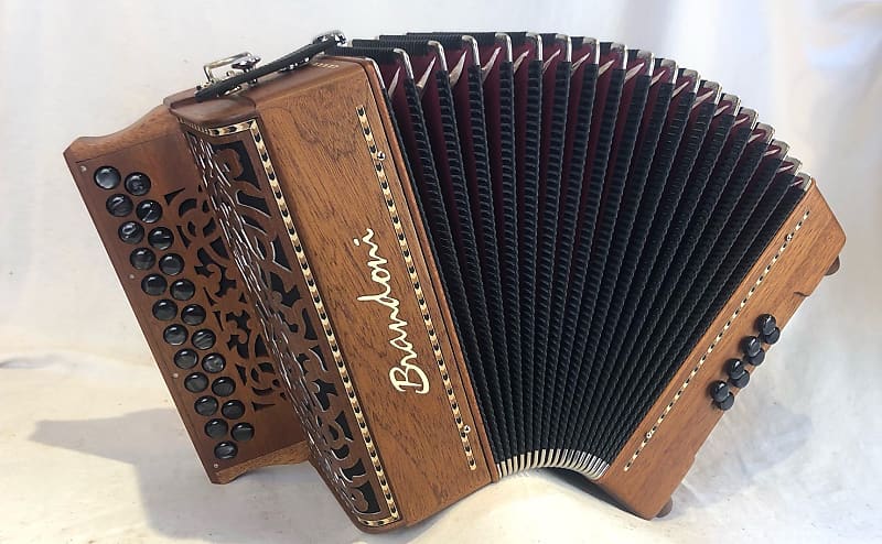 NEW Cherry Castagnari 1914 Diatonic Accordion GC LMM 21+2R 12 | Reverb