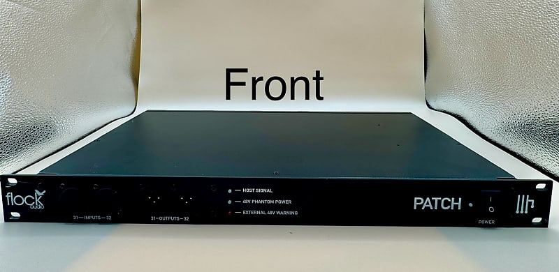 Flock Audio Patch 32x32 digitally controlled analog patchbay | Reverb
