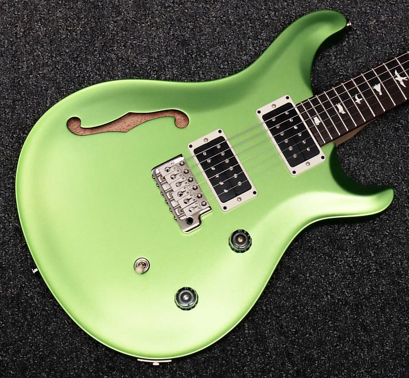 PRS CE 24 Semi-Hollow Electric Guitar - Satin Green Lime | Reverb