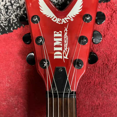 Dean Dime razorback - Sparkle red | Reverb