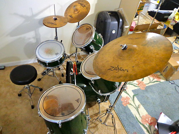 Pearl Drum set Complete Upgraded . | Reverb