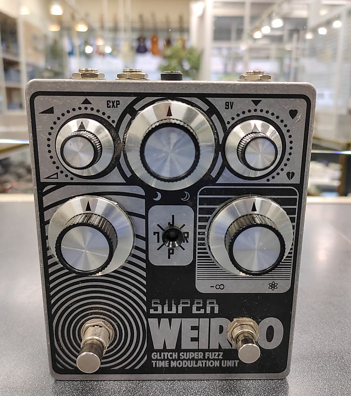 JPTR FX Super Weirdo Fuzz Modulator Pedal - Silver | Reverb