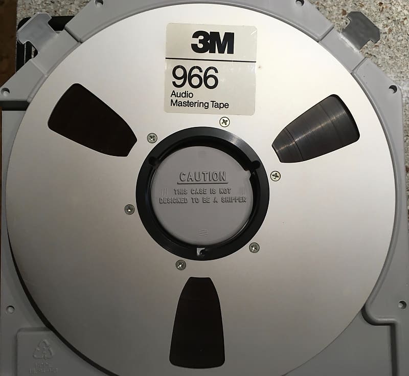 3M 966 analog 1/2" tape w/ case 2004 | Reverb
