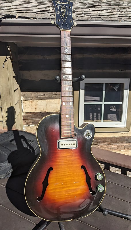 Multivox Premier hollow body electric guitar 1950's - | Reverb