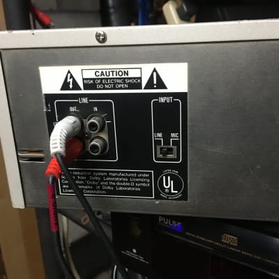 Realistic Radio Shack Vintage Dual cassette deck 70’s Silver | Reverb