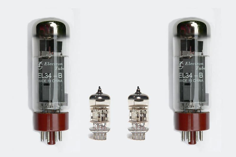 EL34 & 12AX7/ECC83 Valve kit for Orange AD50 guitar | Reverb UK