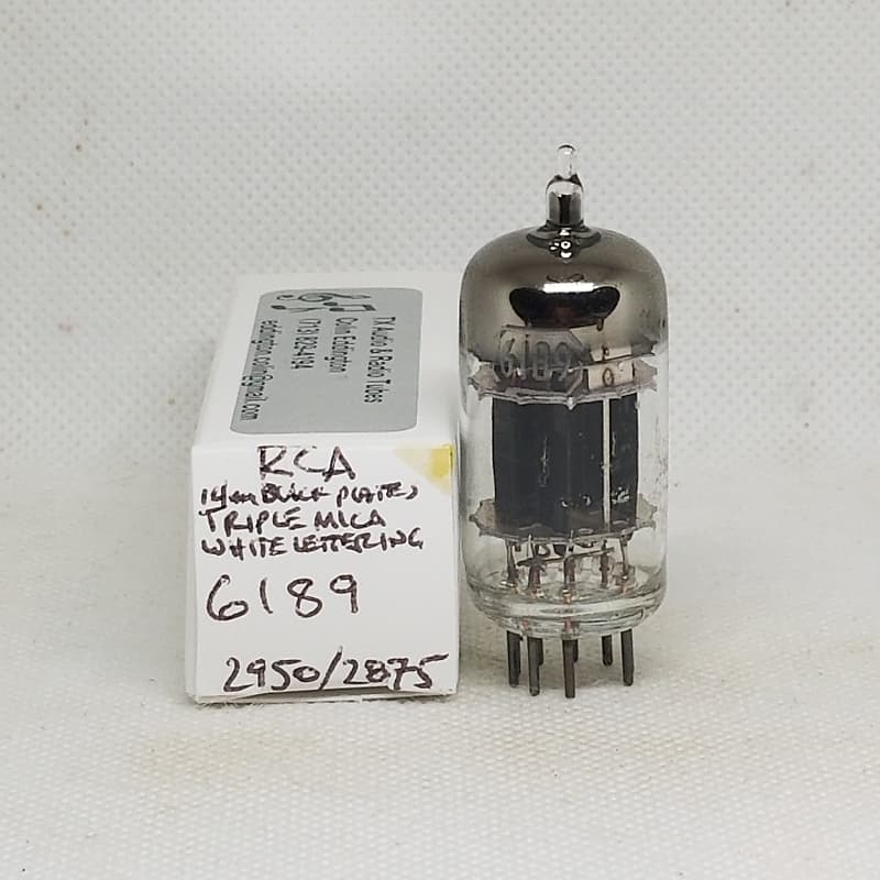 RCA JAN 6189 Triple Mica Black Plate Well Balanced (2.5%) | Reverb