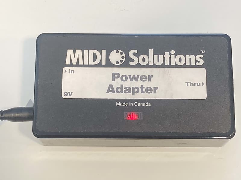 MIDI Solutions Power Adapter 2000s - Black | Reverb