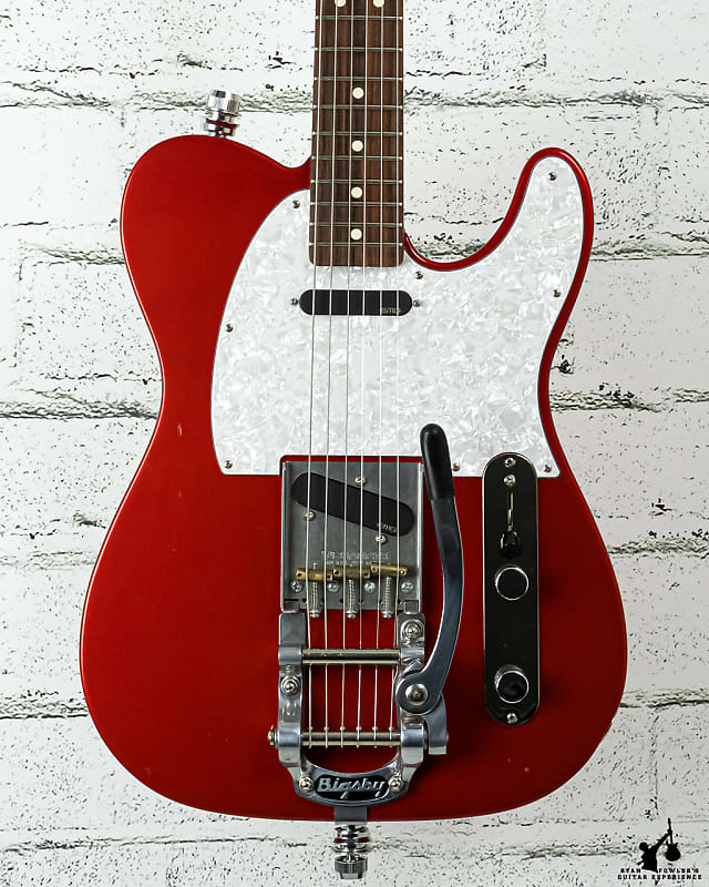 Fender Partscaster Telecaster Candy Apple Red w/ EMG Pickups, | Reverb
