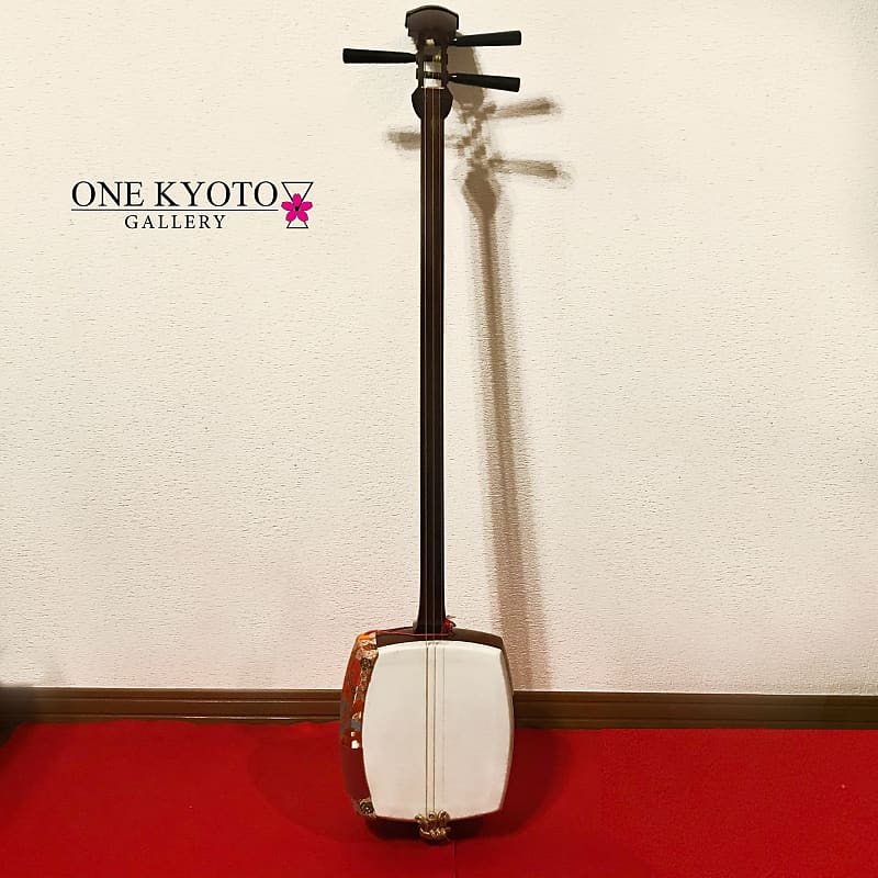 VINTAGE Shamisen, Traditional Japanese Three Stringed | Reverb