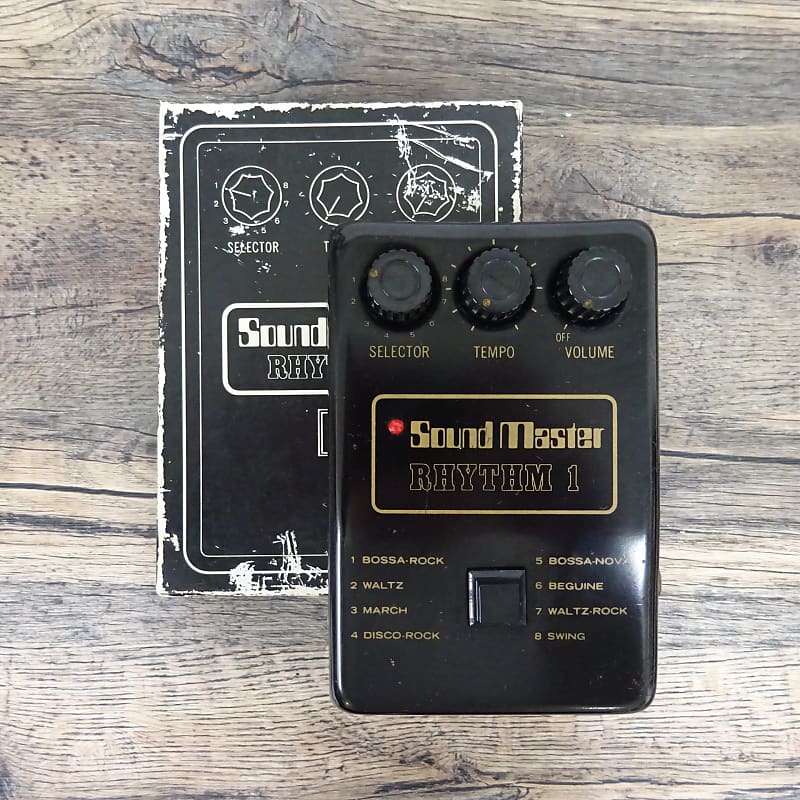 Sound Master SM-8 Rhythm 1 1980s Vintage Beat Box Pedal | Reverb UK