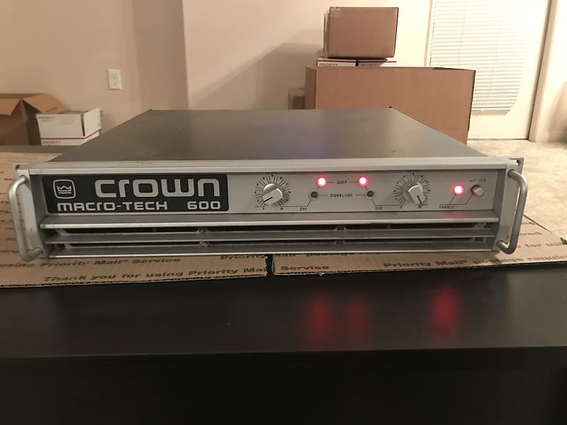 Crown Macro-Tech 600 with PIP module | Reverb