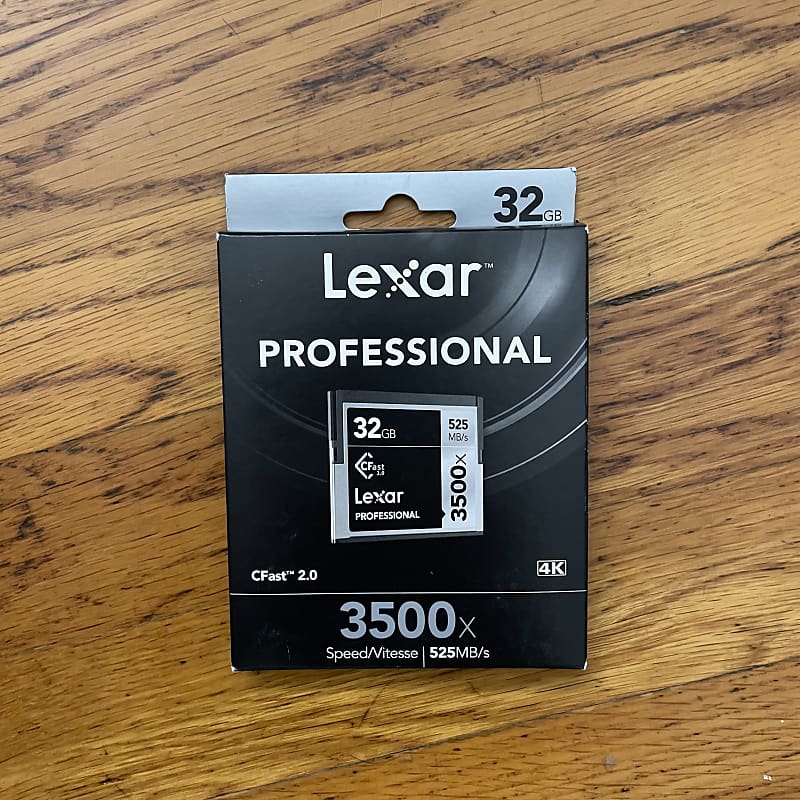 Lexar 32GB Professional 3500x CFast 2.0 Memory Card for 4K | Reverb