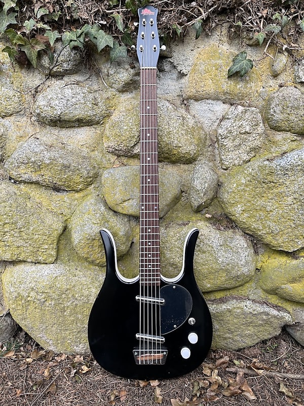 Jerry Jones Bass VI 90s - Black | Reverb
