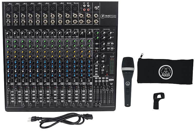 Mackie 1642VLZ4 Mixer 16-channel Analog Low-Noise w/ 10 ONYX | Reverb