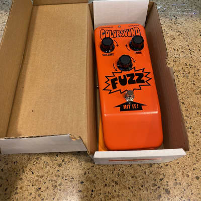 Colorsound fuzz 1st run NPN Silicon 2020 - Orange | Reverb