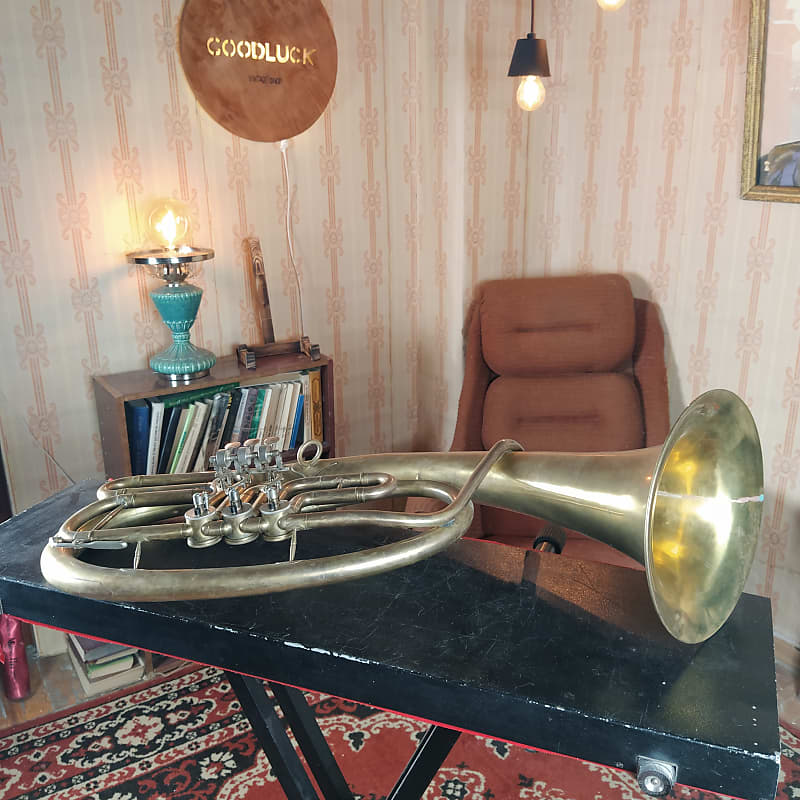 Vintage Original USSR Soviet Brass Musical Wind Instrument | Reverb