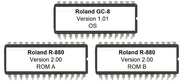 Roland R880 R-880 and GC-8 - Version 2.00 Firmware | Reverb España