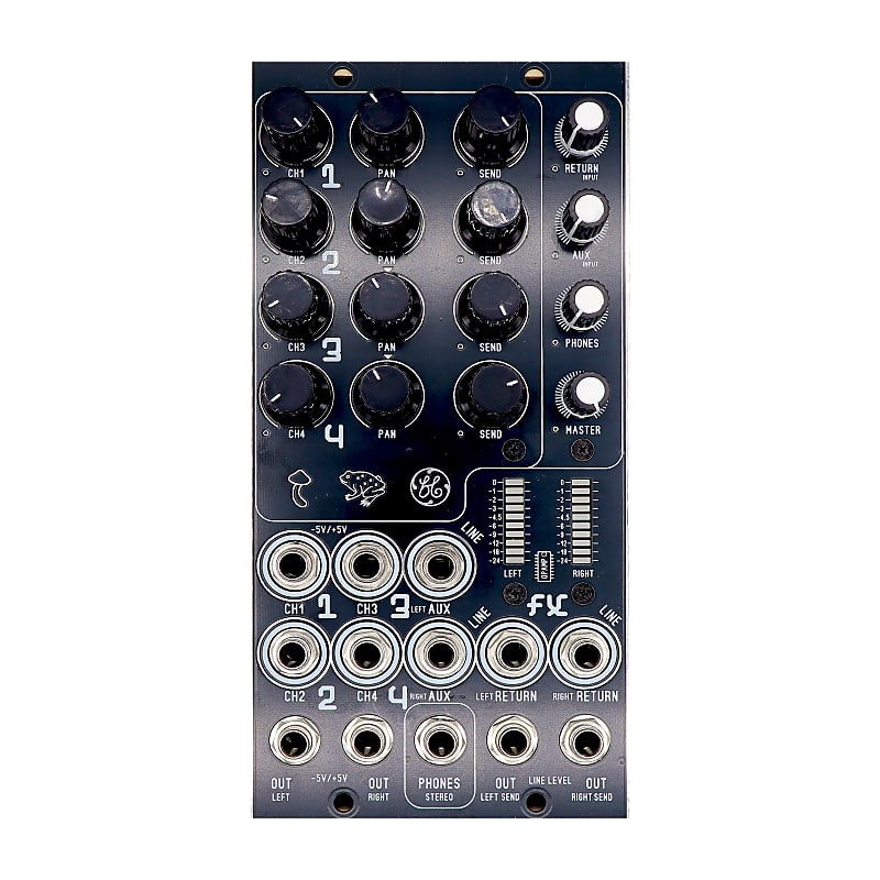 Blue Lantern Modules Mu Format 5U Stereo 4 Channel Mixer | Reverb